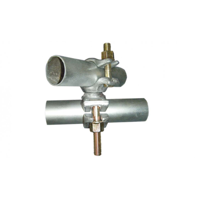 COLLIER ORIENTABLE - Ø 60 x 60 mm - Acier forgé galvanisé à chaud