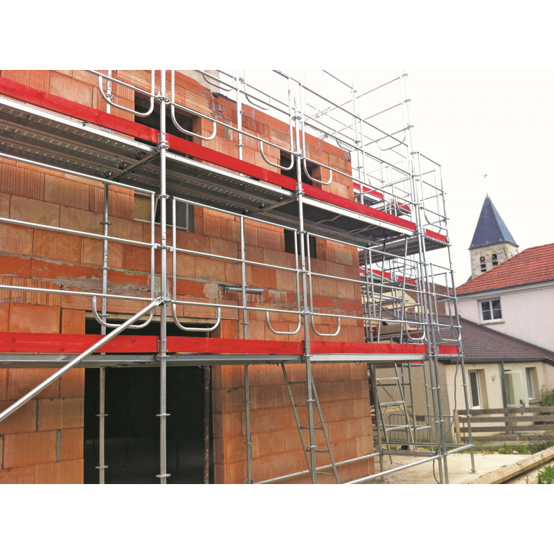 PLINTHE LONGITUDINALE ACIER - Longueur : 0,73 m - Galvanisé à chaud